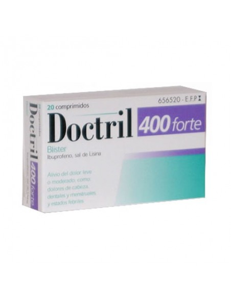 Compra doctril forte 400 mg 20 comprimidos recubiertos precio online